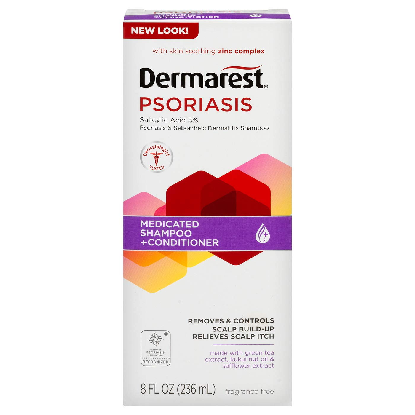Dermarest Psoriasis Medicated Shampoo plus Conditioner | 8-Ounces | 1 ...