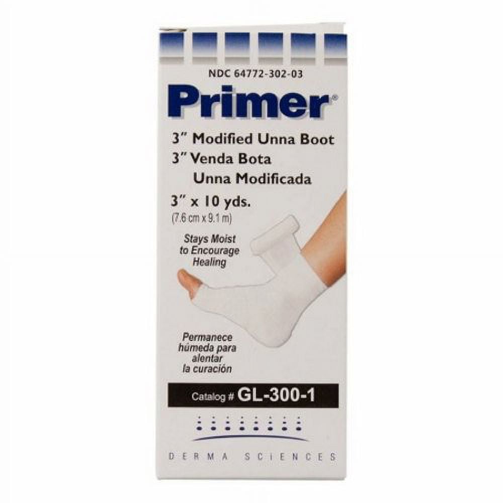 Dermascience Unna Boot Primer 3 Inch X 10 Yard, 1 Each - Walmart.com