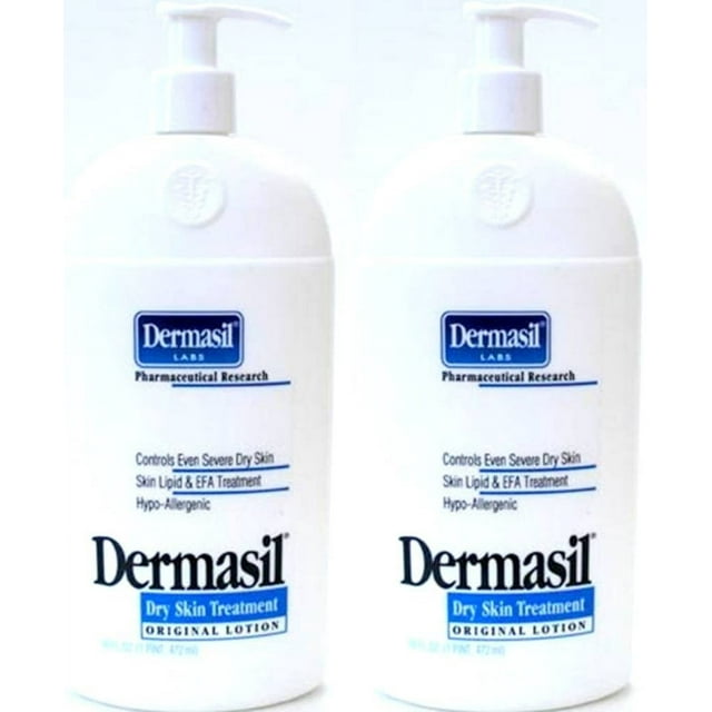 Dermasil Dry Skin Treatment, MMF7 Original Lotion - 14.5 Oz (Pack of 2 ...