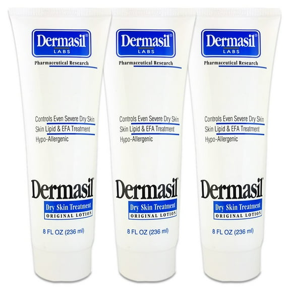 Dermasil Cream, Original Formula for Severe Dry Skin Treatment, 8 Oz ...