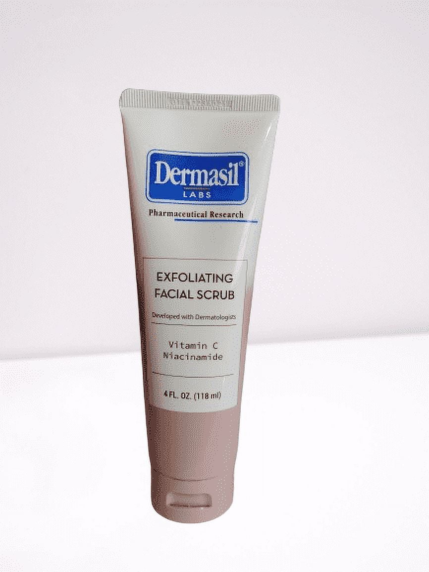 Dermasil Exfloliating Facial Scrub with Vitamin C & Niacinamide, 4 oz ...