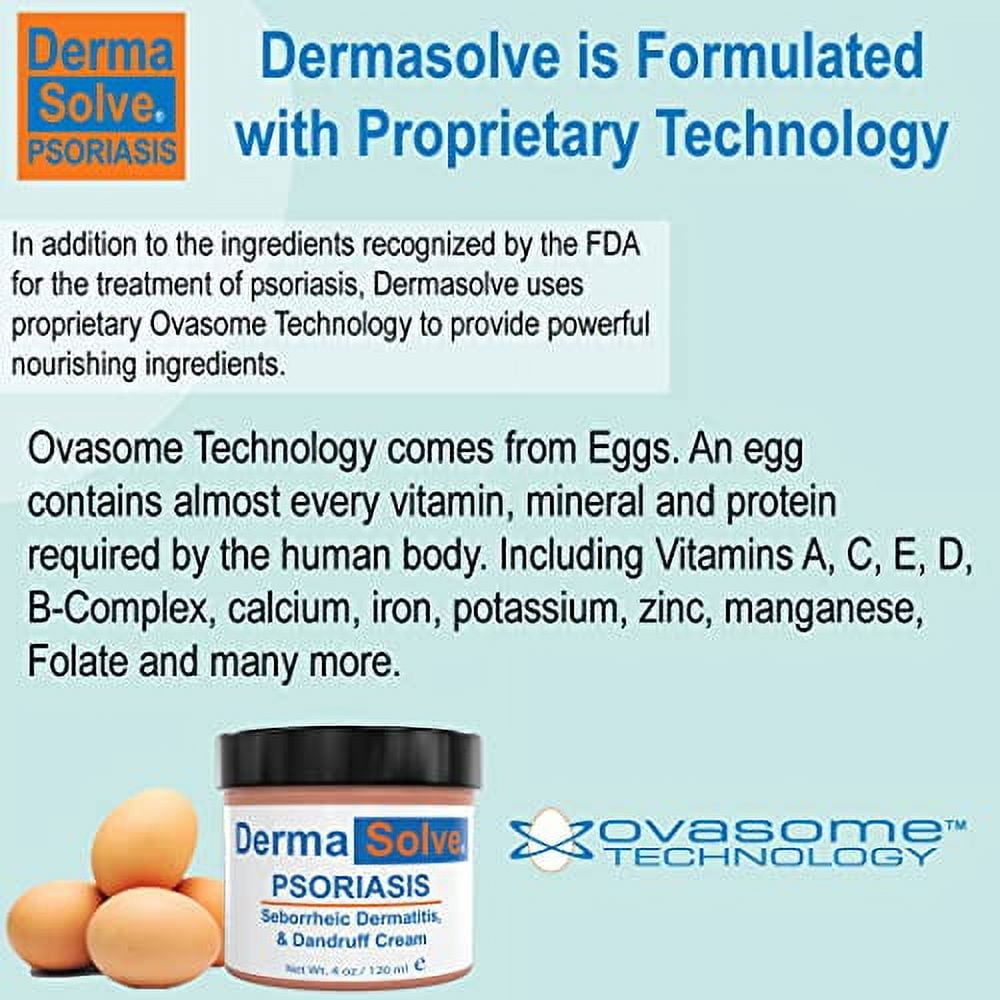 Dermasolve Psoriasis Seborrheic Dermatitis And Dandruff Cream Formulated