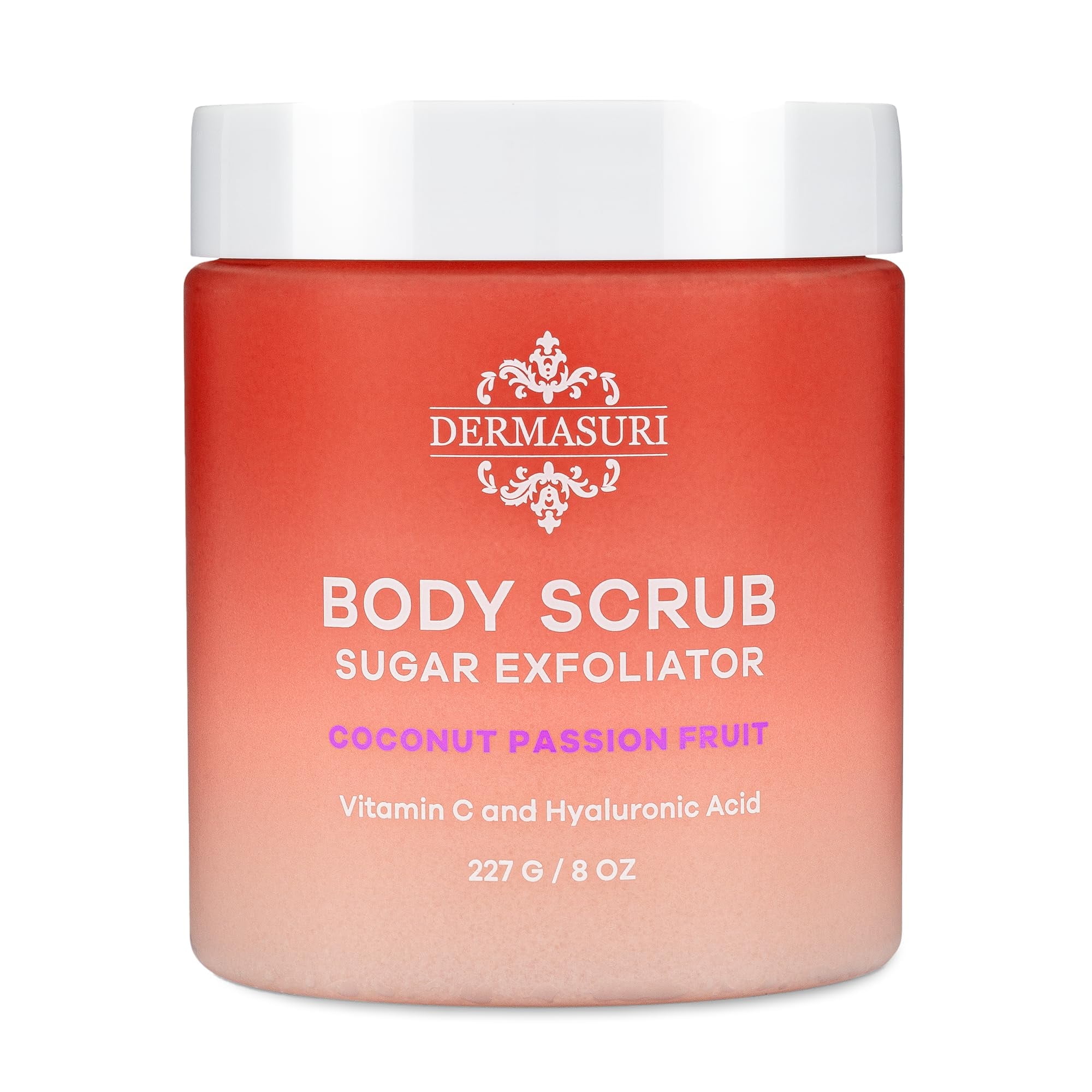 Dermasuri Exfoliating Sugar Scrub Body Scrubber for Men Women, Deep ...