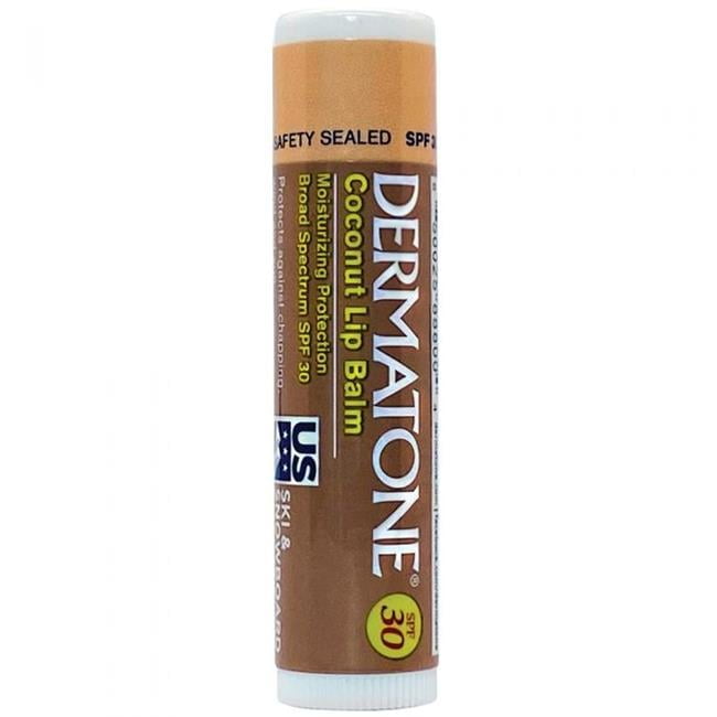 Dermatone 371619 0.15 oz SPF 30 Coconut Lip Balm - Walmart.com