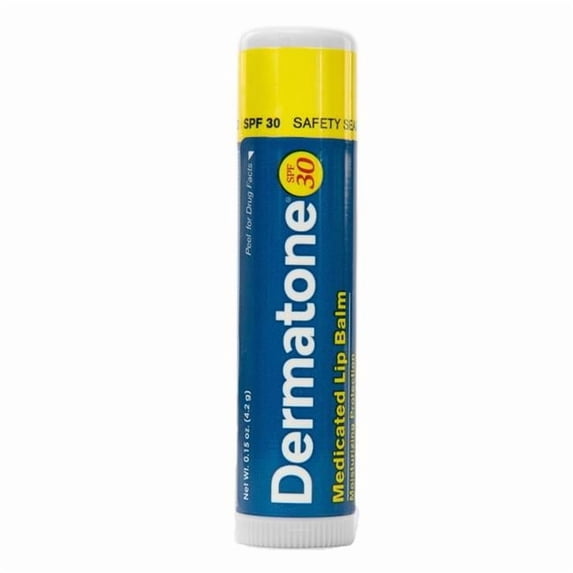 Dermatone 371667 0.15 oz SPF30 Original Medicated Lip Balm - Walmart.com