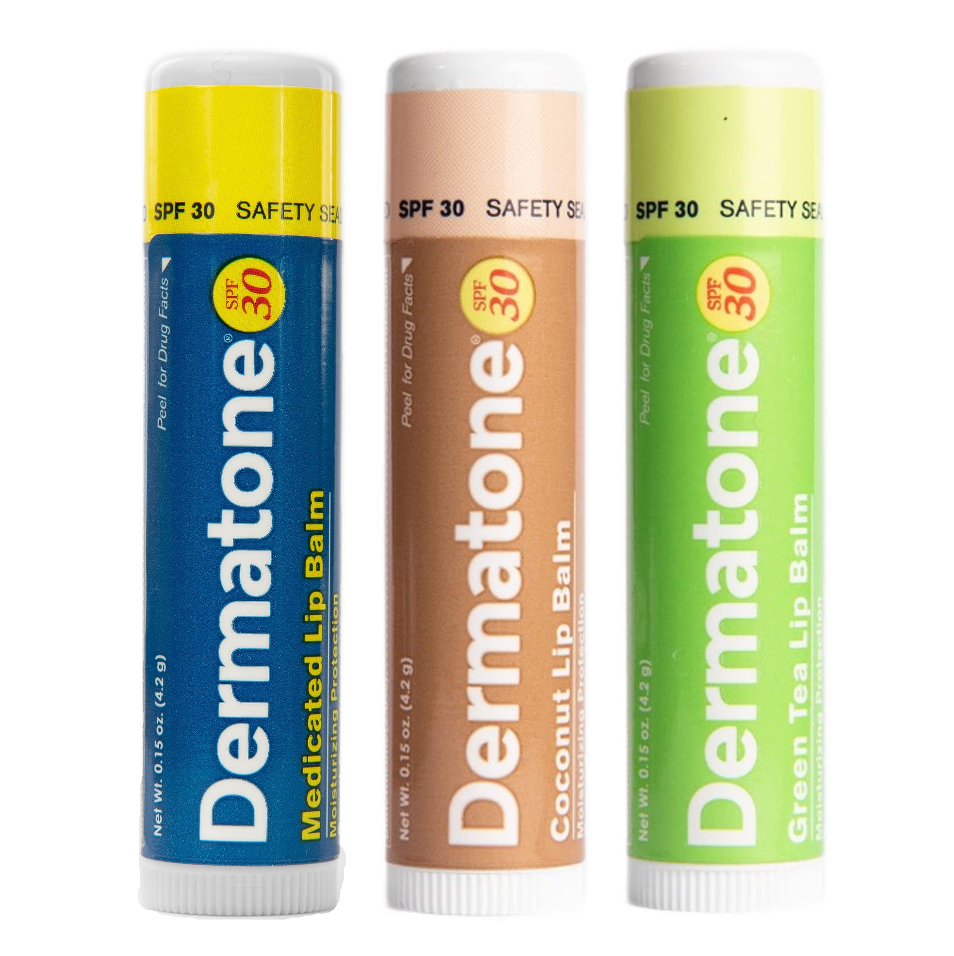 Dermatone Lip Balm Variety Pack | Moisturizing Lip Care | Soothe ...