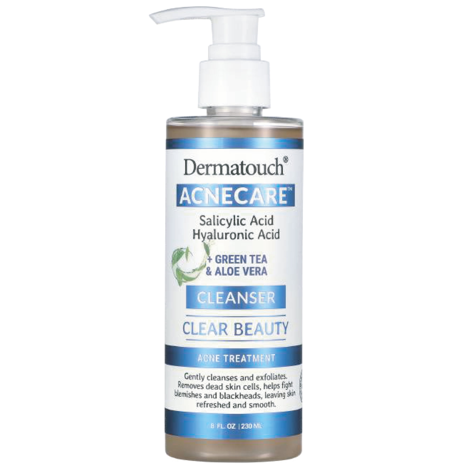 Dermatouch Acne Wash Facial Cleanser with Salicylic Acid & Hyaluronic ...