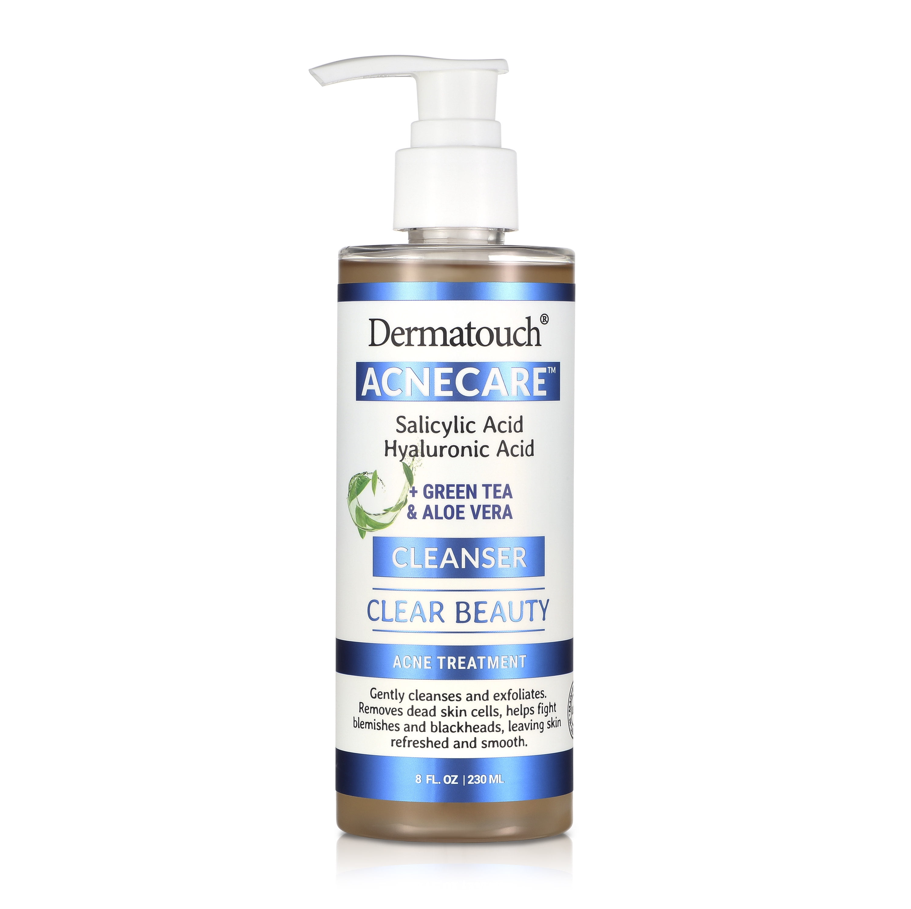 Dermatouch Acne Wash Facial Cleanser with Salicylic Acid & Hyaluronic ...