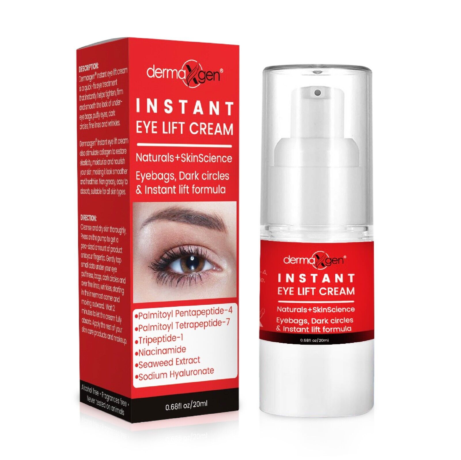 Retinol Anti-Wrinkle Firming Eye Cream for Dark Circles & Puffy Eyes ...