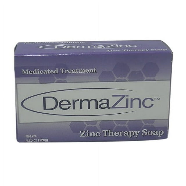 Dermazinc Skin Treatment Zinc Therapy Medicated Soap, 4.25 Oz - Walmart.com