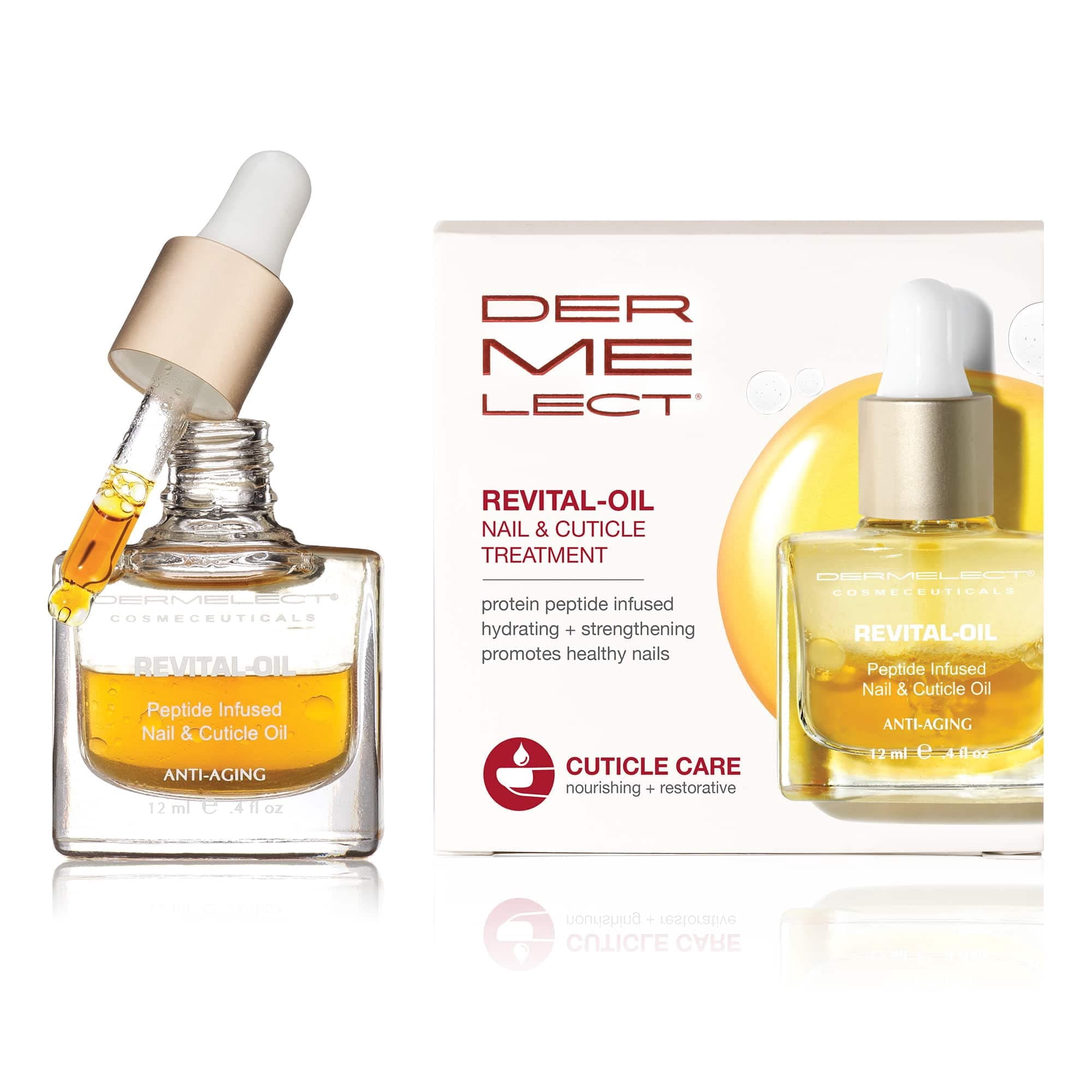 Dermelect Revital-oil Nail & Cuticle Treatment- Nourishing Oil for ...