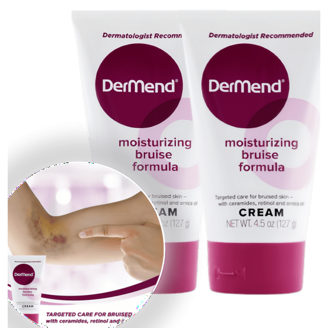 Dermend Moisturizing Bruise Formula Cream 4.5 Oz (Pack of 2) - Walmart.com
