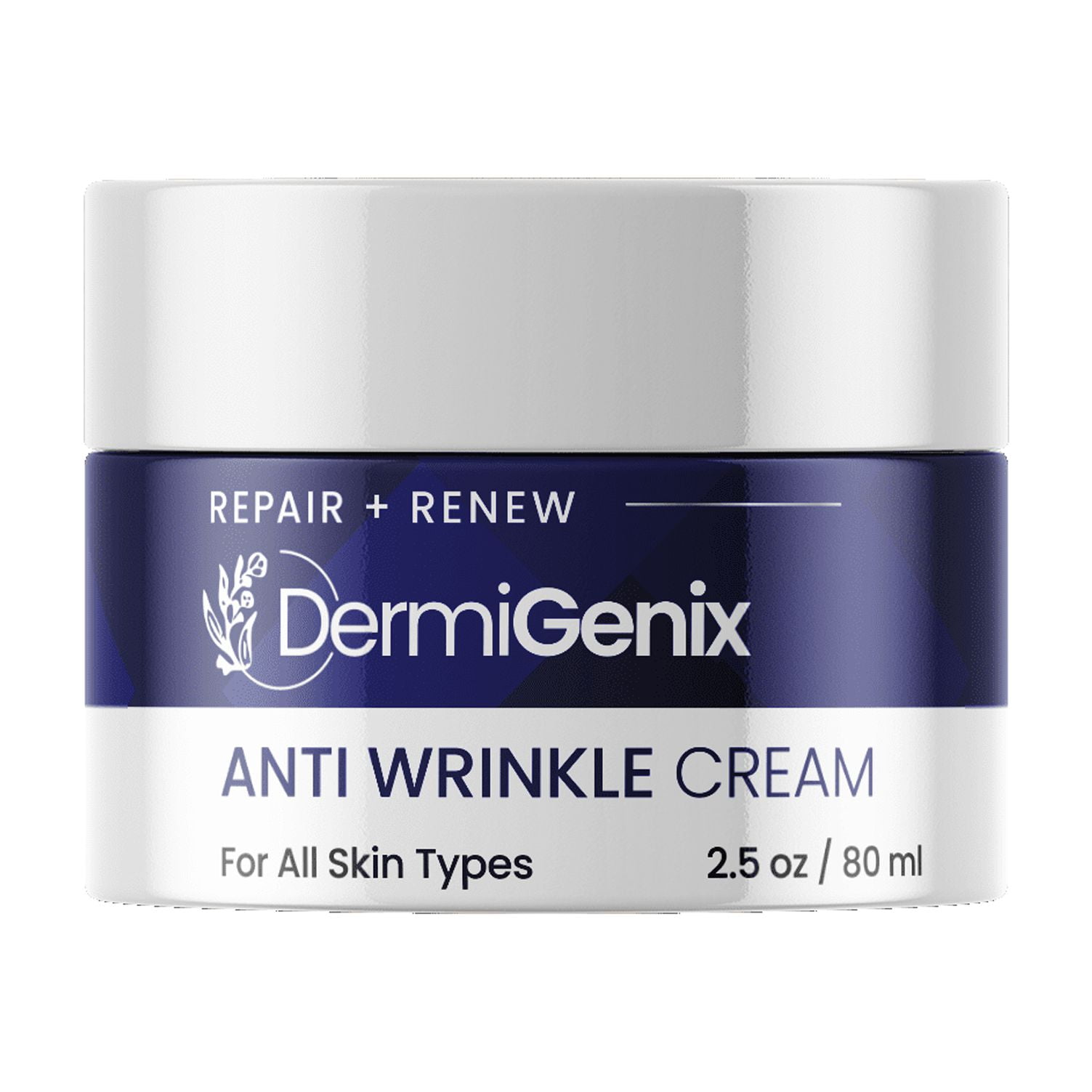 DermiGenix Anti-Wrinkle Cream Advanced Skin Moisturizer for Repair and ...