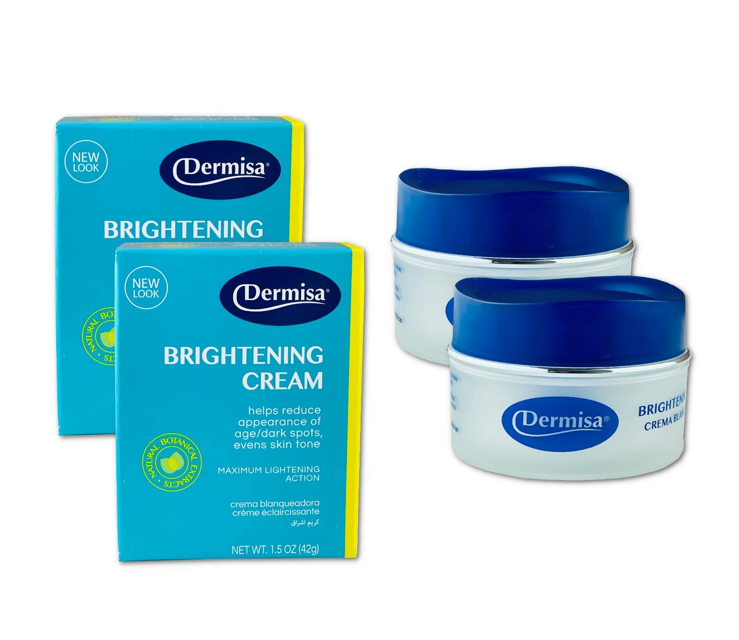 Dermisa Brightening Cream with MZF22 4 Natural Botanical Helps to Brighten and Hydrate Skin ...