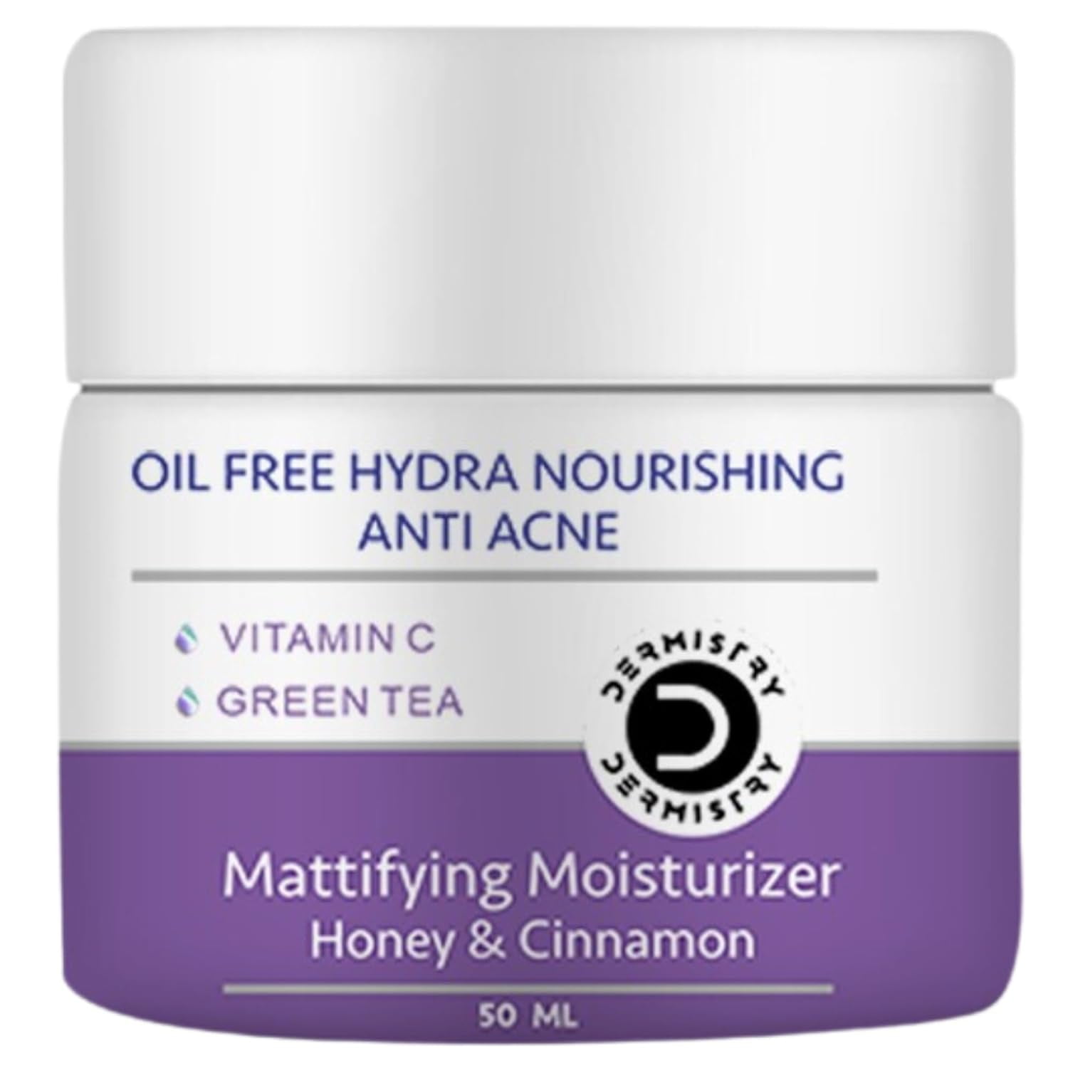 Dermistry Mattifying Face Moisturizer Oil Free Day Night Gel Cream For ...