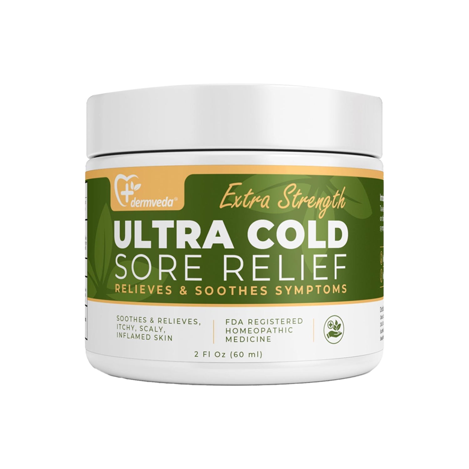 Dermveda Extra Strength Ultra Cold Sore Relief, Fever Blister Healing ...