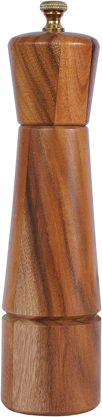 DeroTeno Pepper Grinder, Pepper Mill with Adjustable Stainless Steel ...