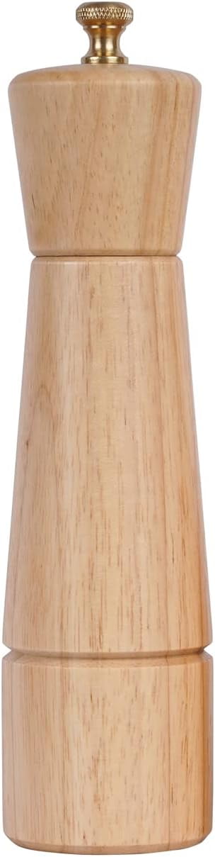 DeroTeno Pepper Mill, Pepper Grinder with Adjustable Stainless Steel ...