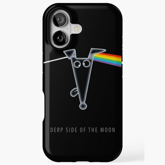 Derp Side of the Moon Parody Design Phone Case for iPhone 17 16 15 14 ...