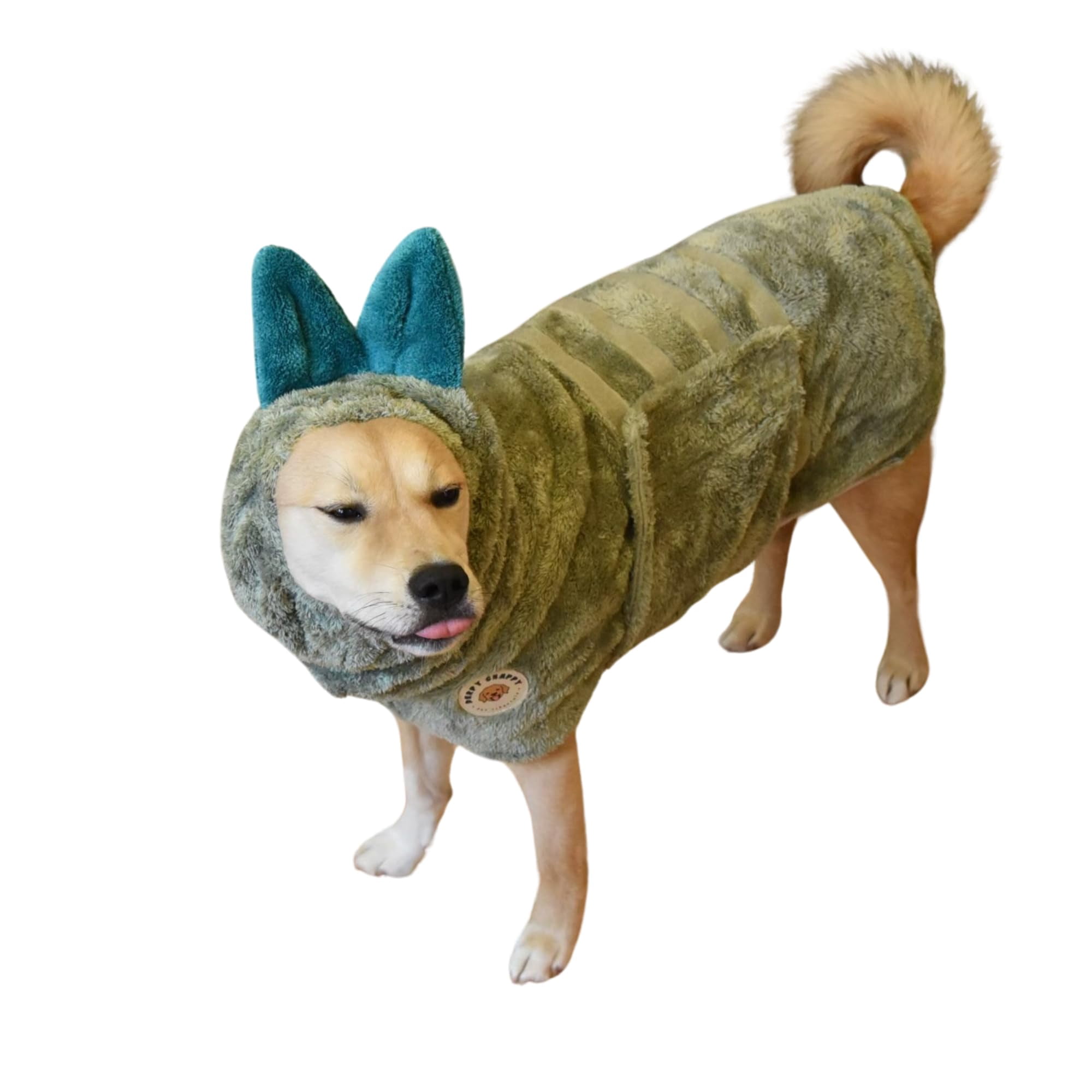 Derpy Chappy Premium Dog Towel Robe SMR& Dog for Drying Dogs Made in ...