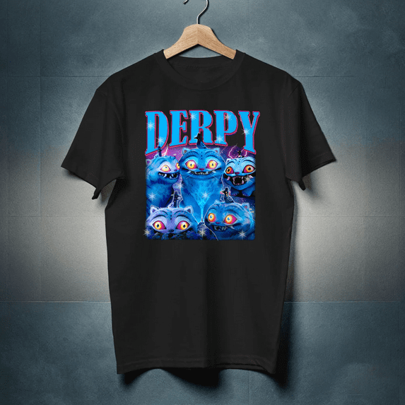 Derpy Graphic Tee, Fun T-Shirt for Fans, Fun Gift, Casual Wear ...