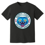 Derpy Tiger Delivery Service Funny Cute Anime Animal Comfort Color T ...