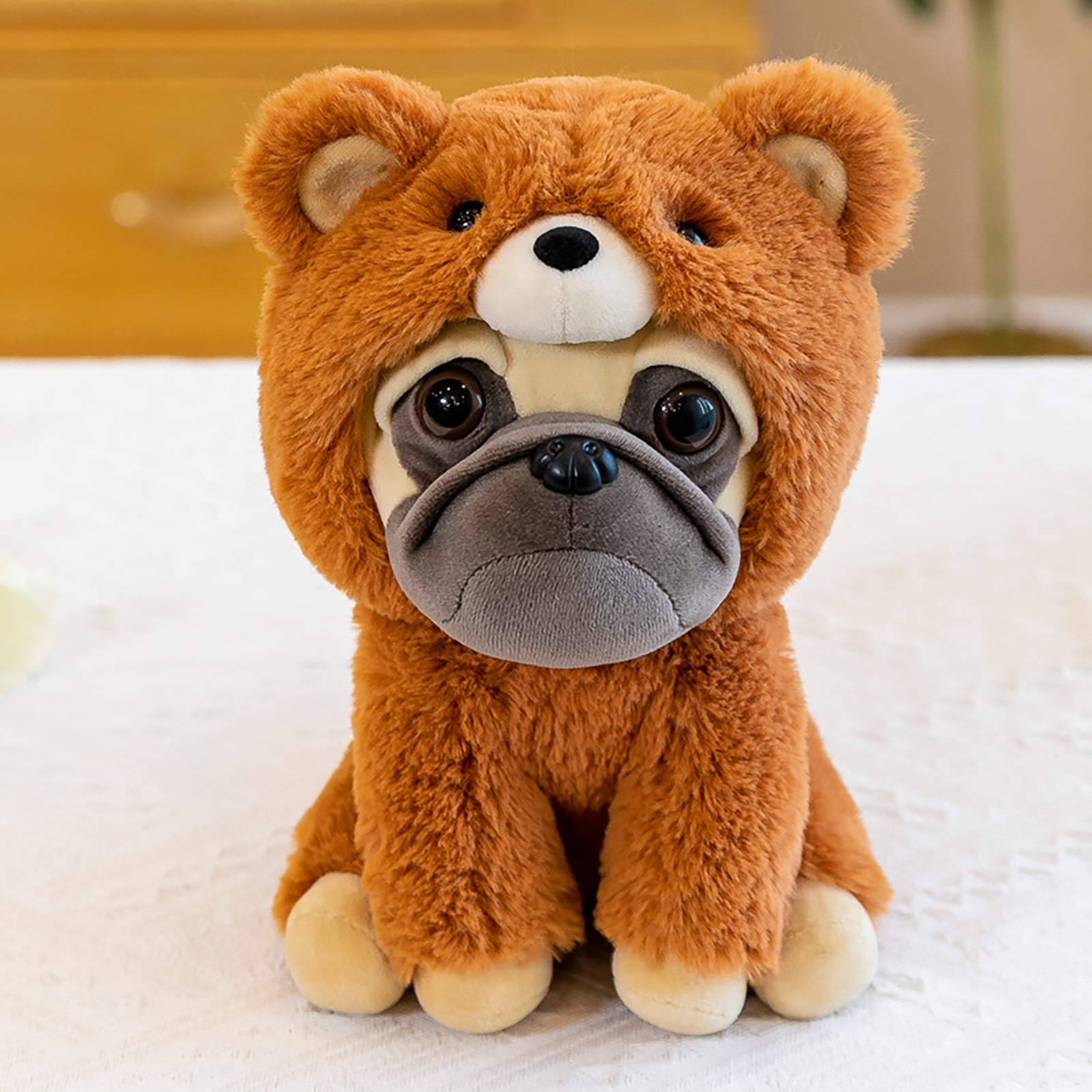 Derreck Dog Jellycat, Pug Dog Stuffed Animal Plush Toy Realistic ...