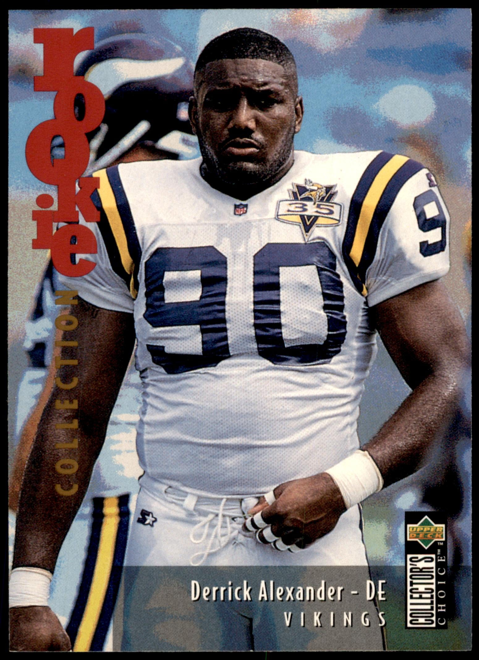 Derrick Alexander #U37 1995 Collector's Choice Update - Walmart.com