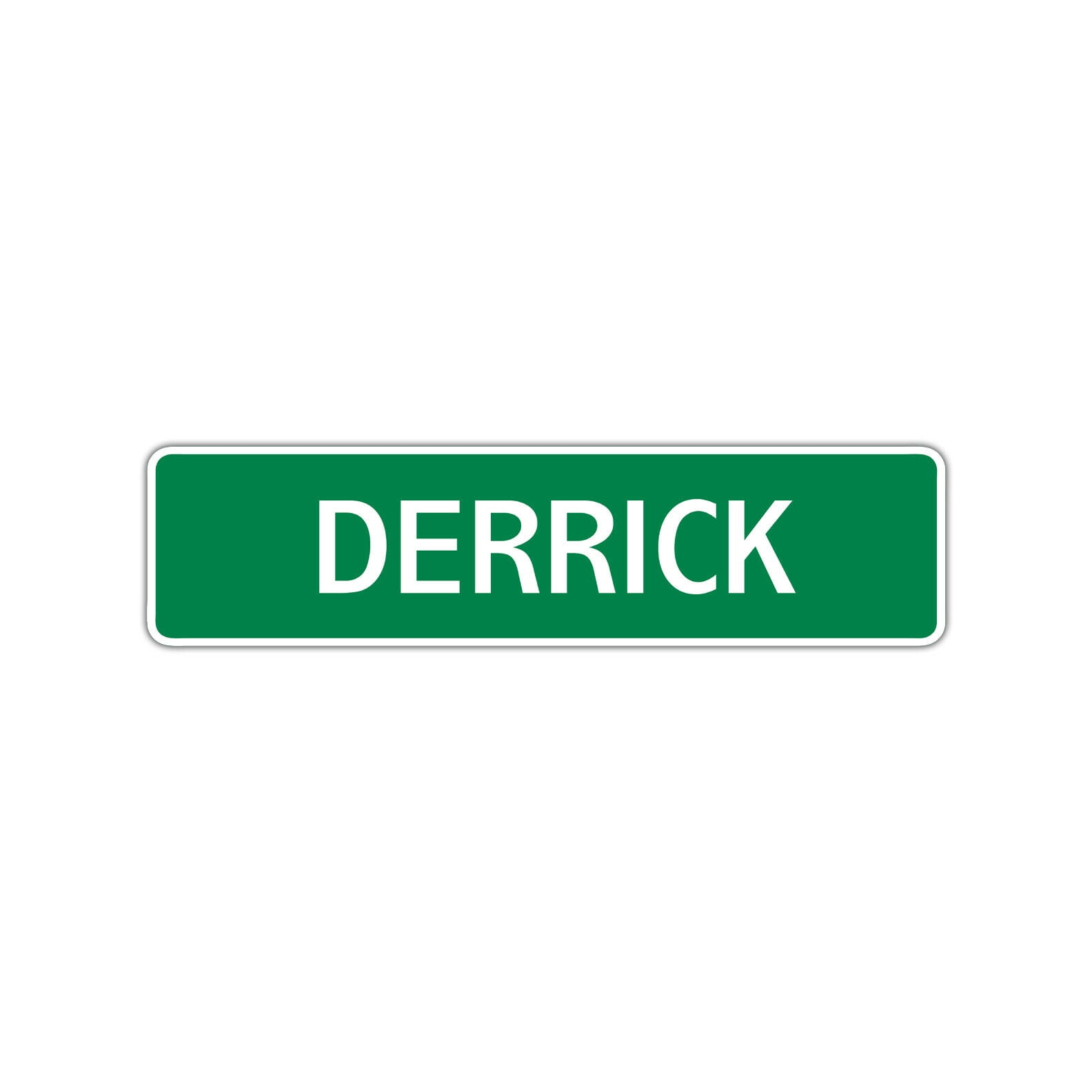 Derrick Boys Children Name Letter Printed Label Indoor Outdoor Wall ...