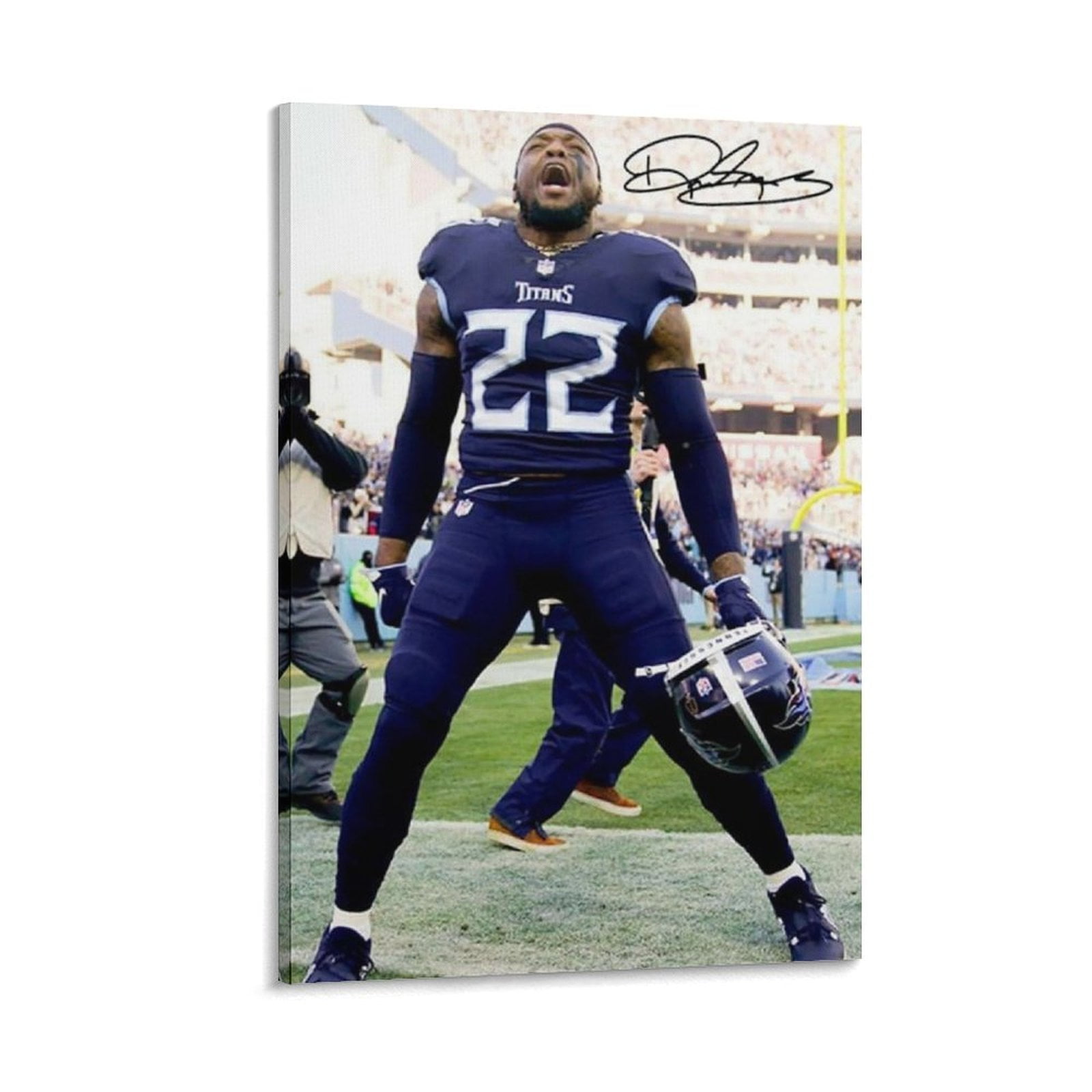 Derrick Henry Canvas Poster Room Aesthetic Poster Print Art Wall ...