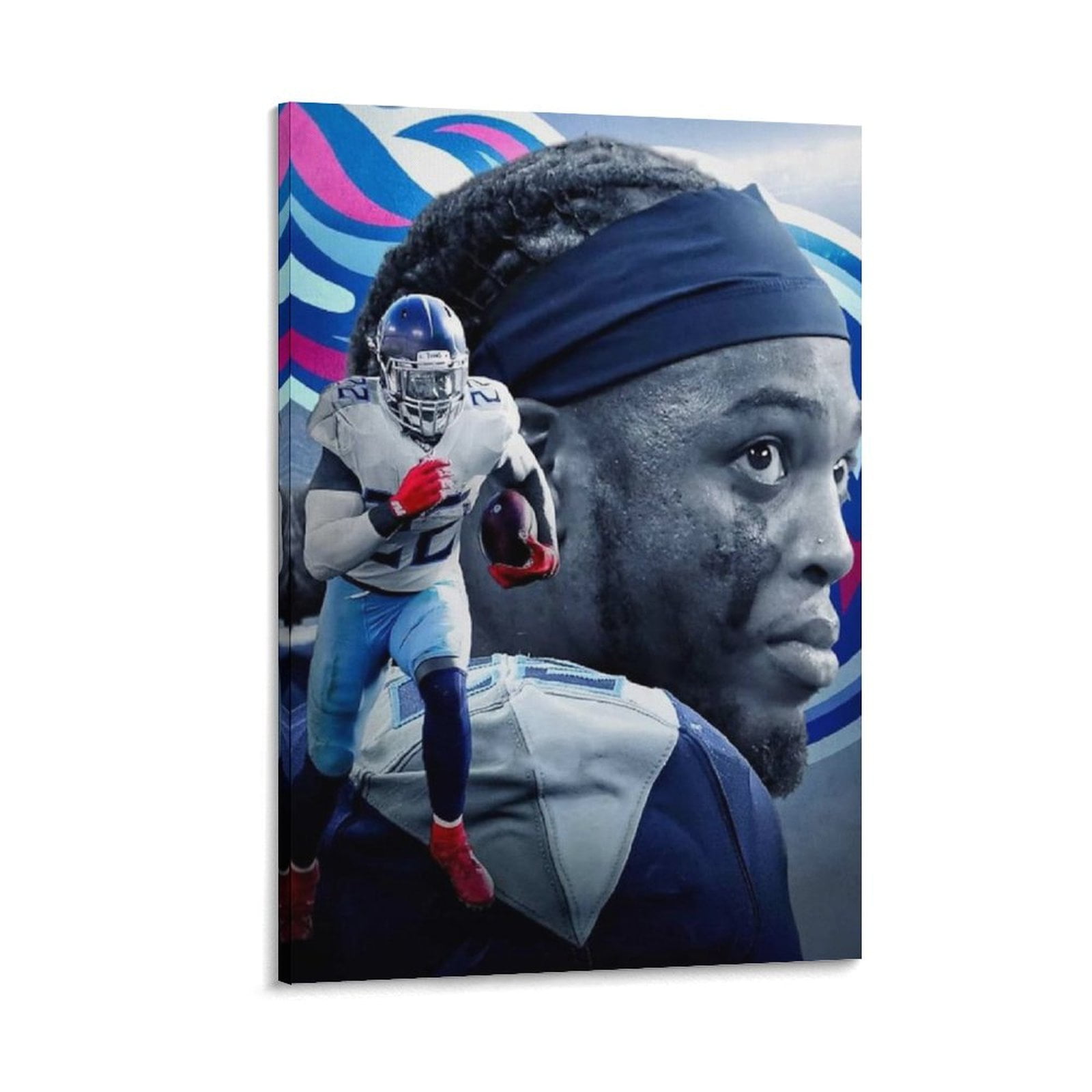Derrick Henry Canvas Poster Wall Art Picture Painting Poster Canvas ...