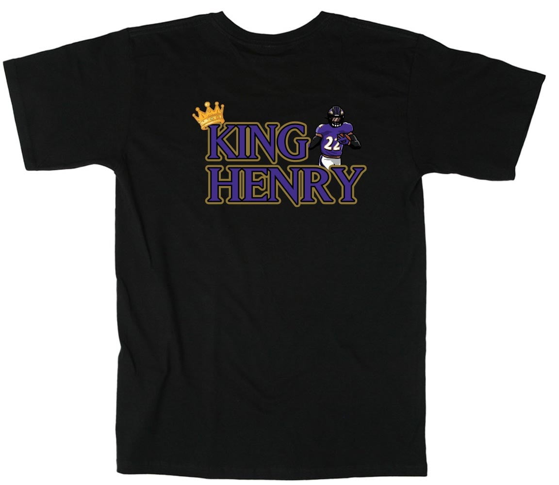 Derrick Henry King Henry Baltimore Shirt T-Shirt - Walmart.com