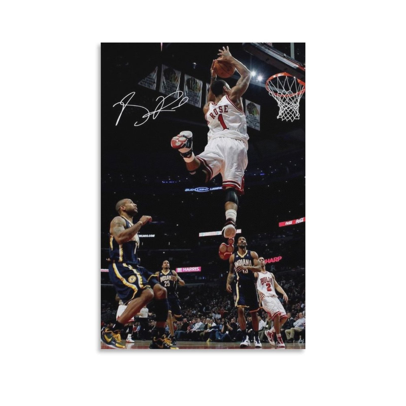 Derrick Rose Canvas Poster Canvas Art Poster and Wall Art Picture Print ...