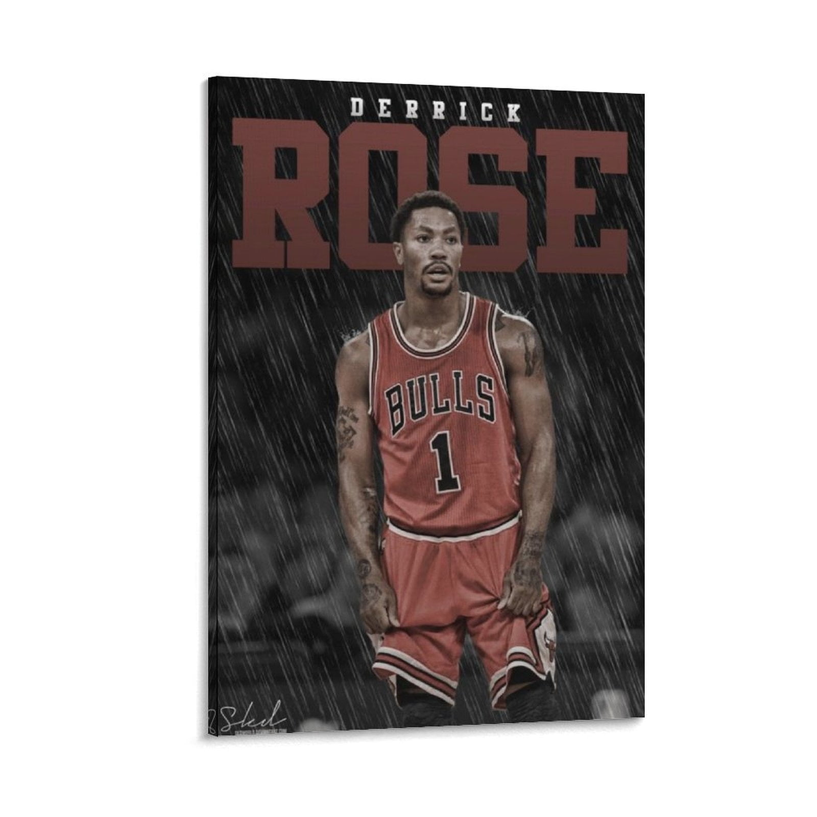 Derrick Rose Poster Basketball Player (8) Posters Art Print Wall Photo ...