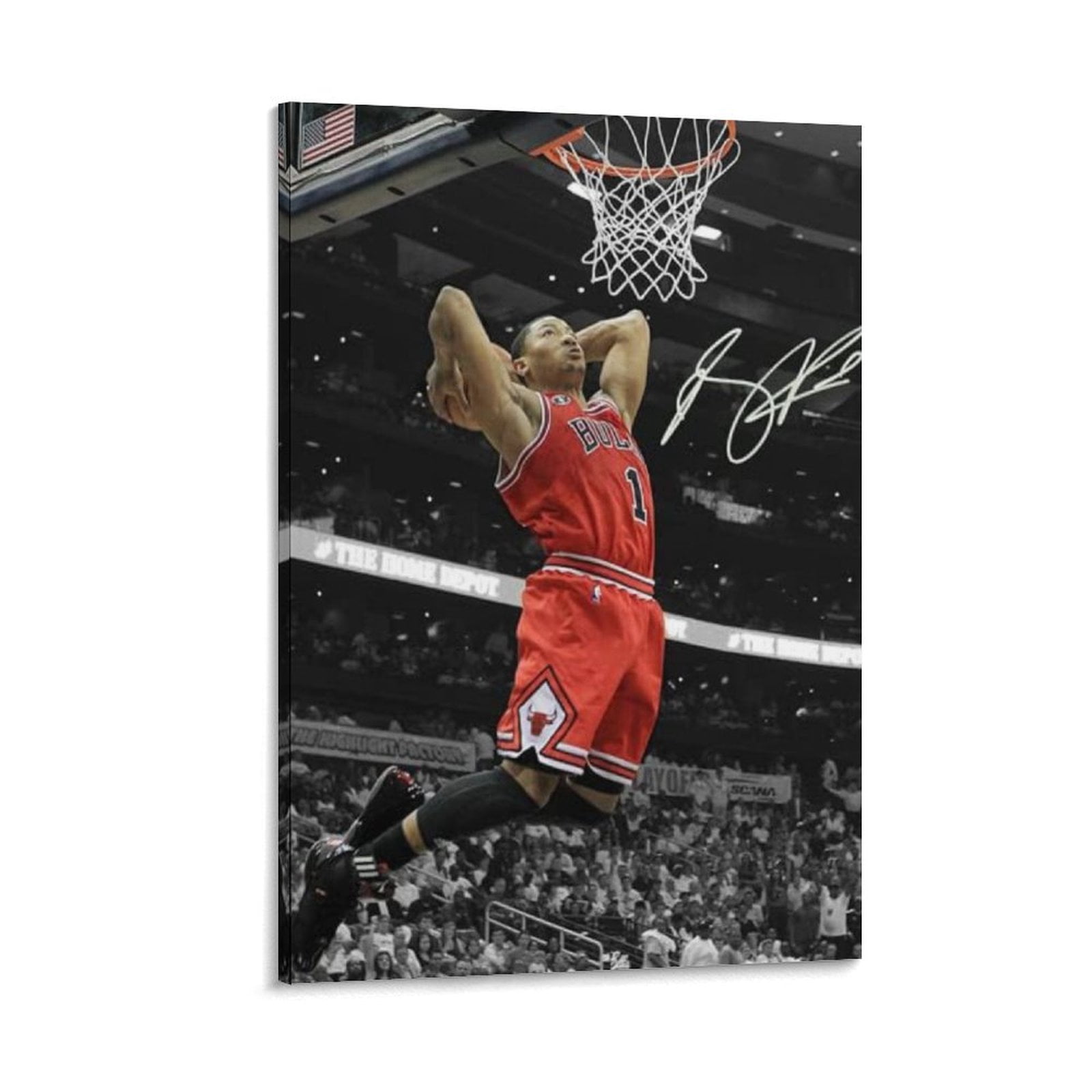 Derrick Rose Poster Canvas Poster Posters Wall Art Painting Canvas Gift ...