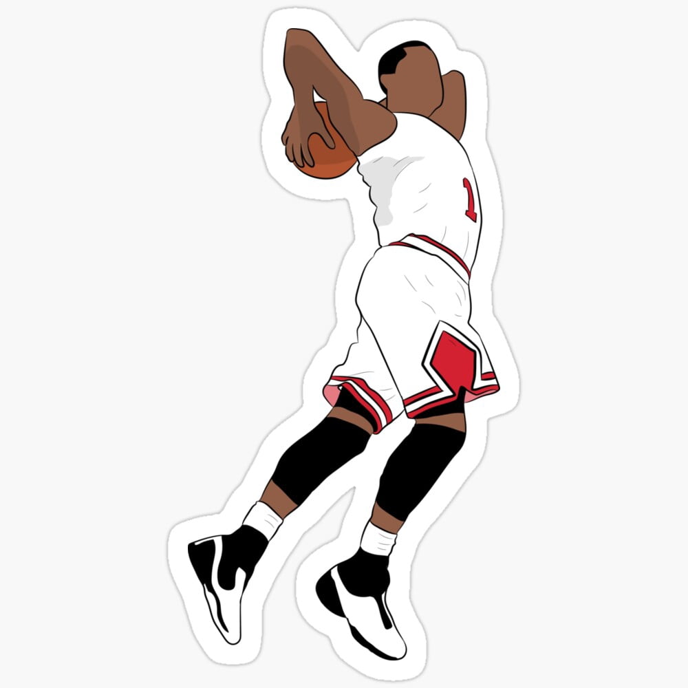 Derrick Rose Sticker Baseball Sticker, Football Sticker, Basketball ...