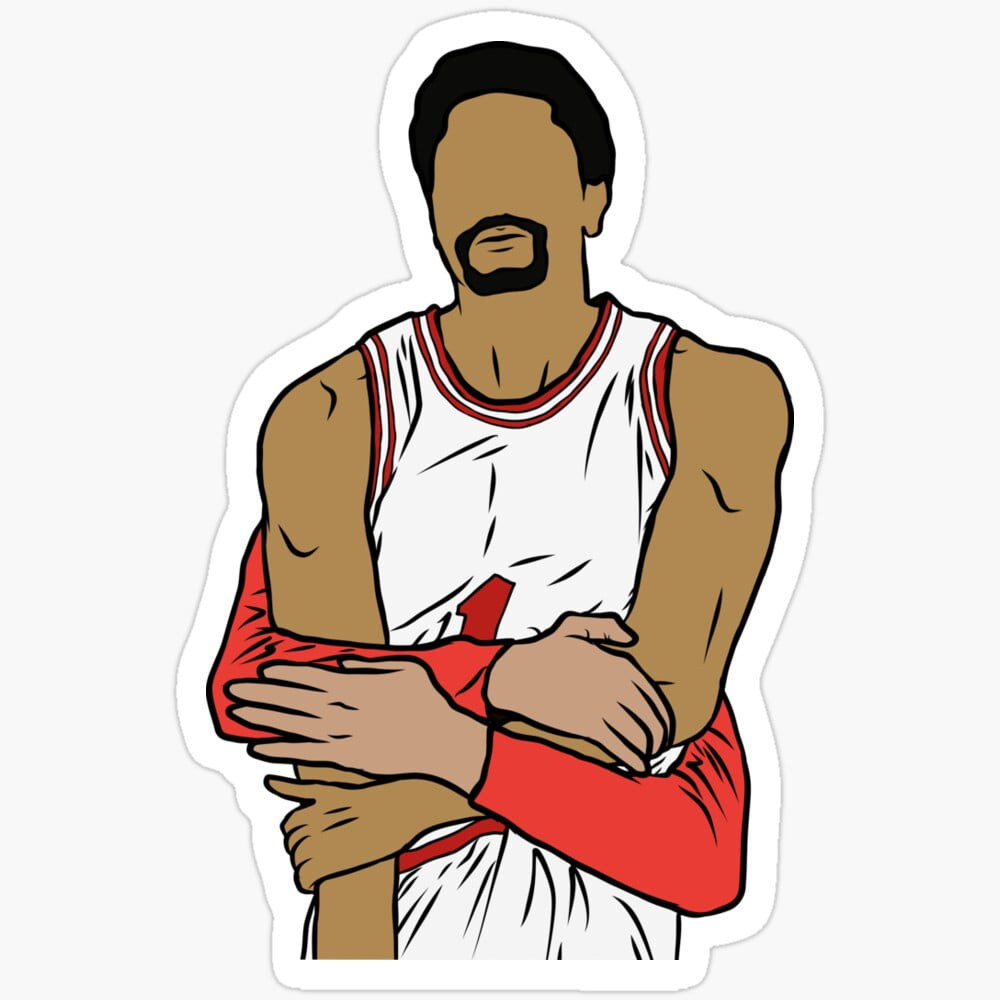 Derrick Rose Straight Face Celebration Sticker Phone Decal Water Bottle ...