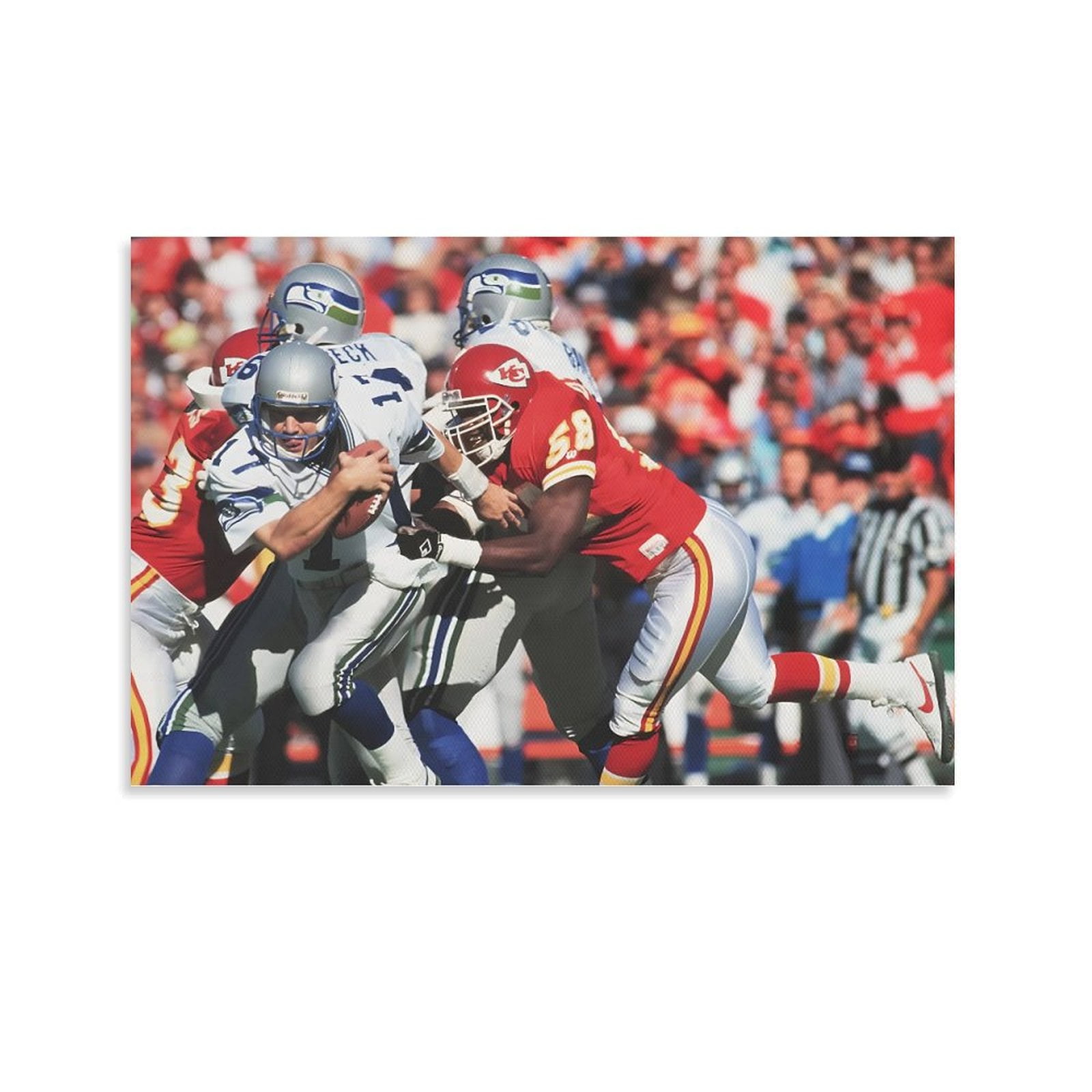 Derrick Thomas Classic Rugby Player Moves Poster (8) Artworks Picture ...