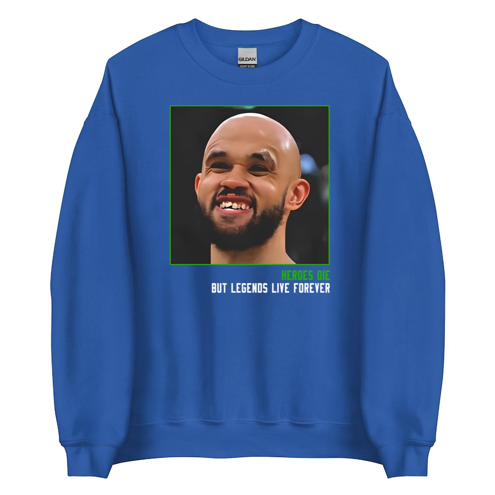 Derrick White Chipped Tooth Heroes Die But Legends Live Forever T Shirt ...