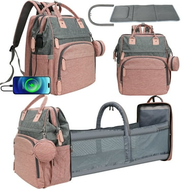 Red Rovr Mini Roo Lightweight Backpack Diaper Bag - Truffle - Walmart.com