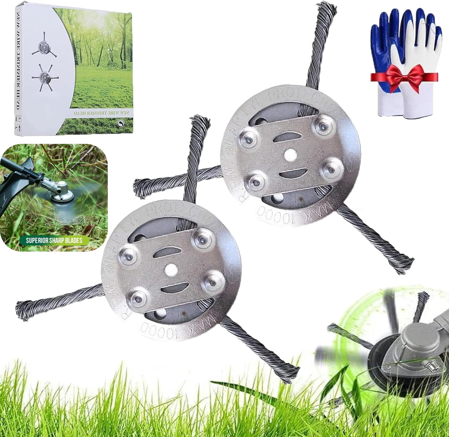 Derusting Weeding Wheel, Flakaclsh Weed Eater Attachment, Beyond Draw 6 ...