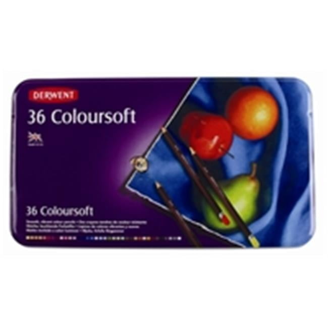 Derwent 701026 Coloursoft Pencils, 12 Set - Walmart.com