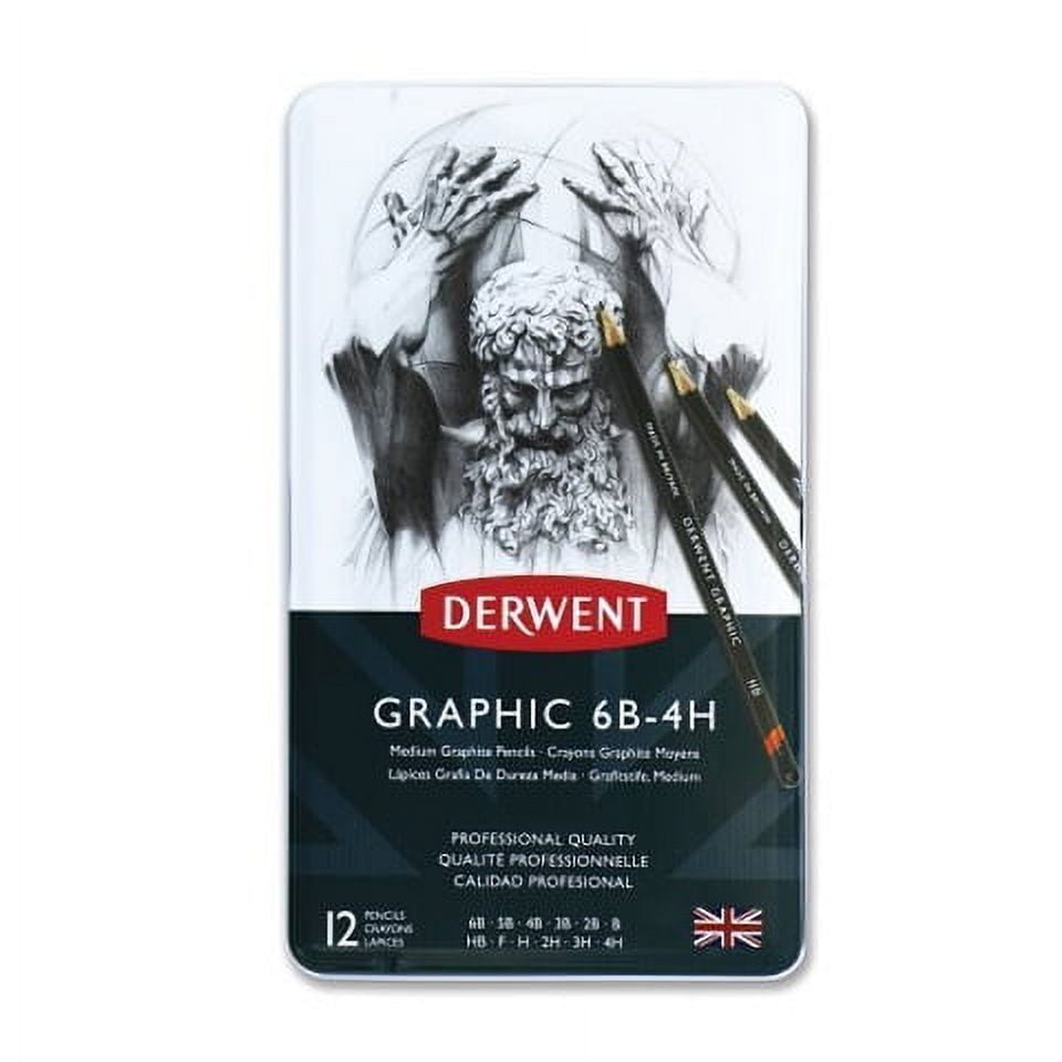 Derwent Graphite Pencils: 6B-4H, 12 pencils - Walmart.com