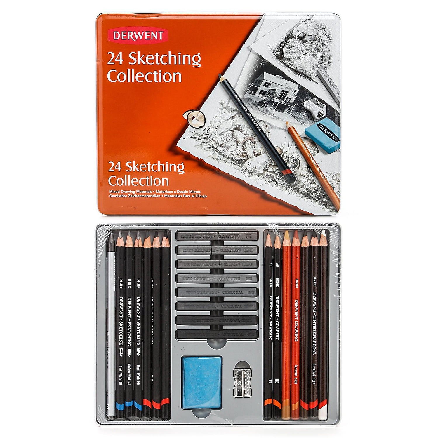 Derwent Sketching Collection - Set of 24 - Walmart.com