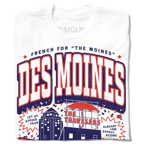 Des Moines Max Collegiate Graphic Tee TShirt Gift - Walmart.com