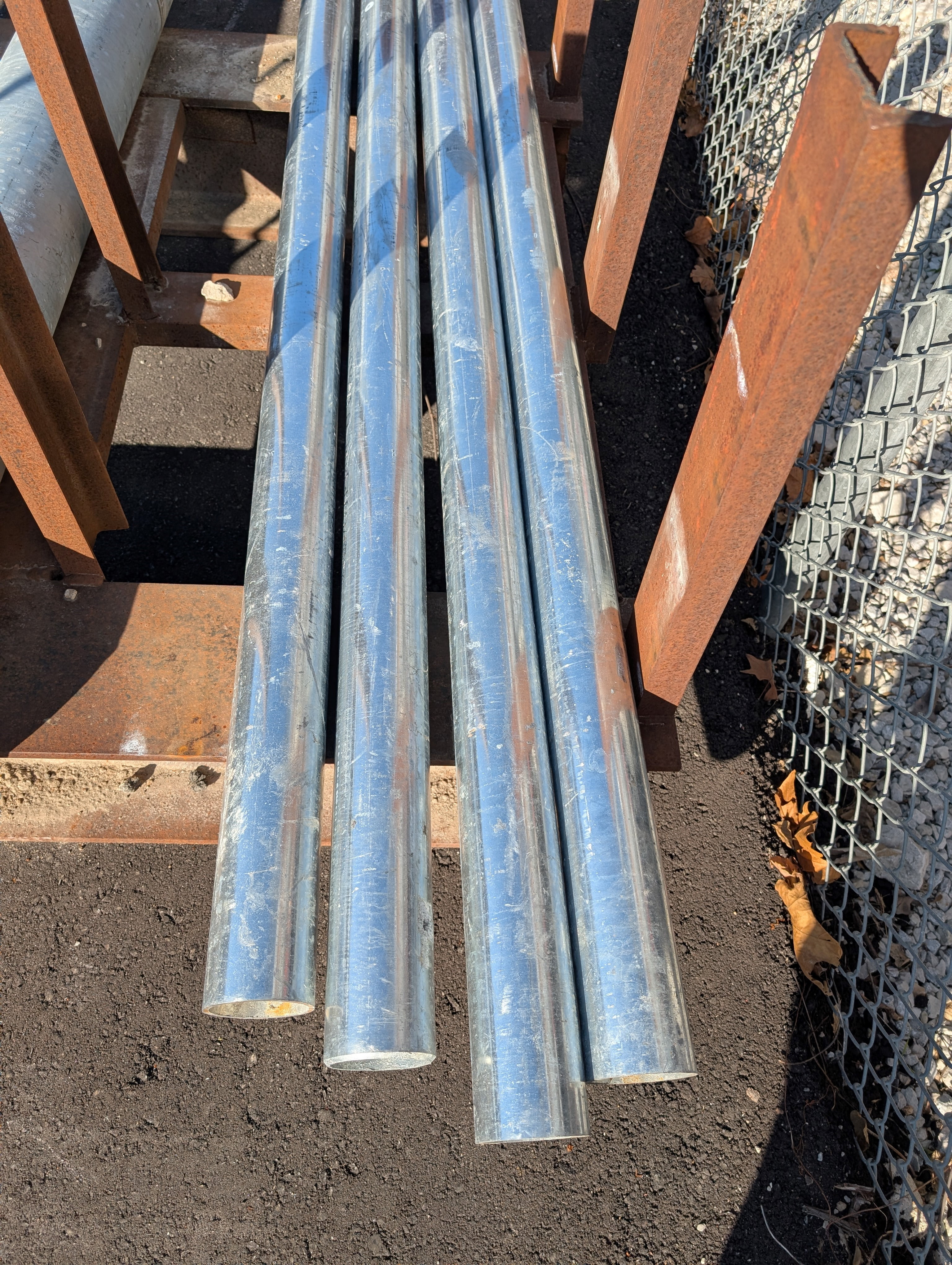 Des Moines Steel - Galvanized SCH 40 Pipe A53: 3" ID X 3.50 OD (60 ...
