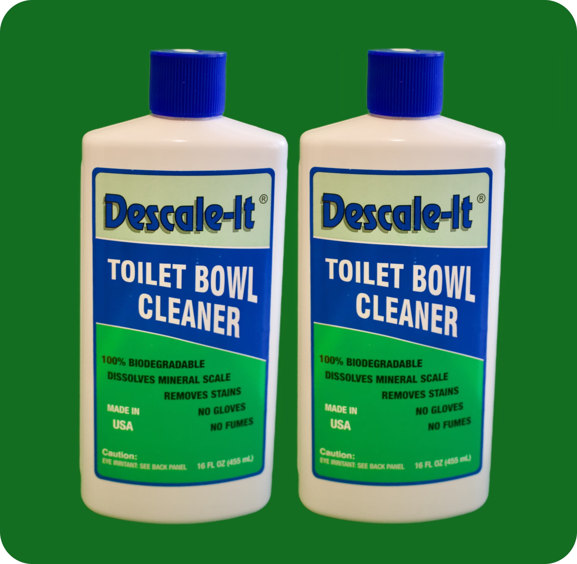 Descale-It Toilet Bowl Cleaner (2-16oz Bottles) - No Fumes ...