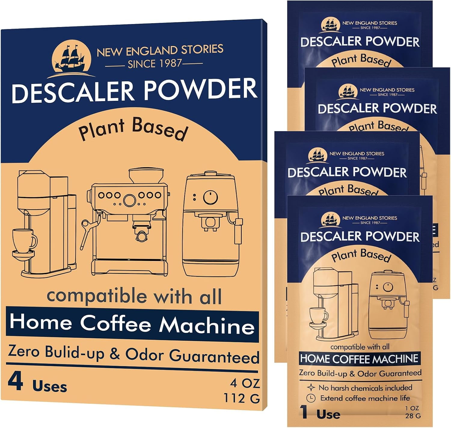 Descaling Powder Solution (4 Uses) Removes Scale and Build-Up ...