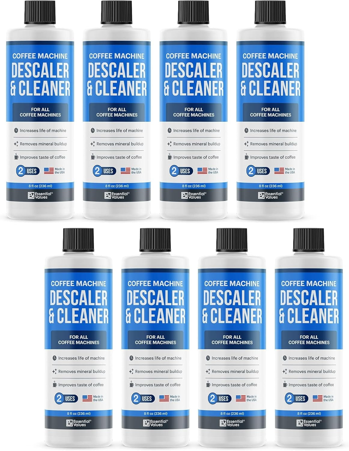 Descaling Solution (16 Uses) Coffee Machine Descaler Cleaner ...