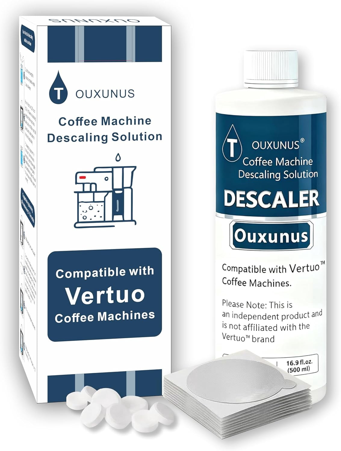 Descaling Solution Kit Compatible with Nespresso Vertuo Coffee Machines ...